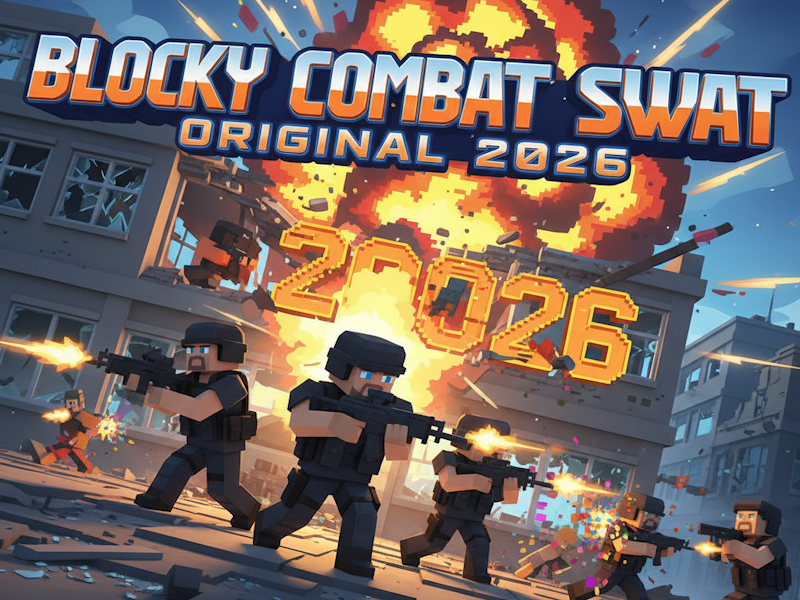 Blocky Combat Swat Original 2026 🕹️ Gioca online su SGameS