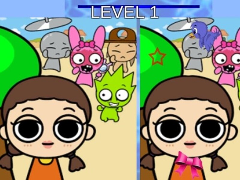 Sprunki and Squid Game Difference 🕹️ Gioca online su SGameS