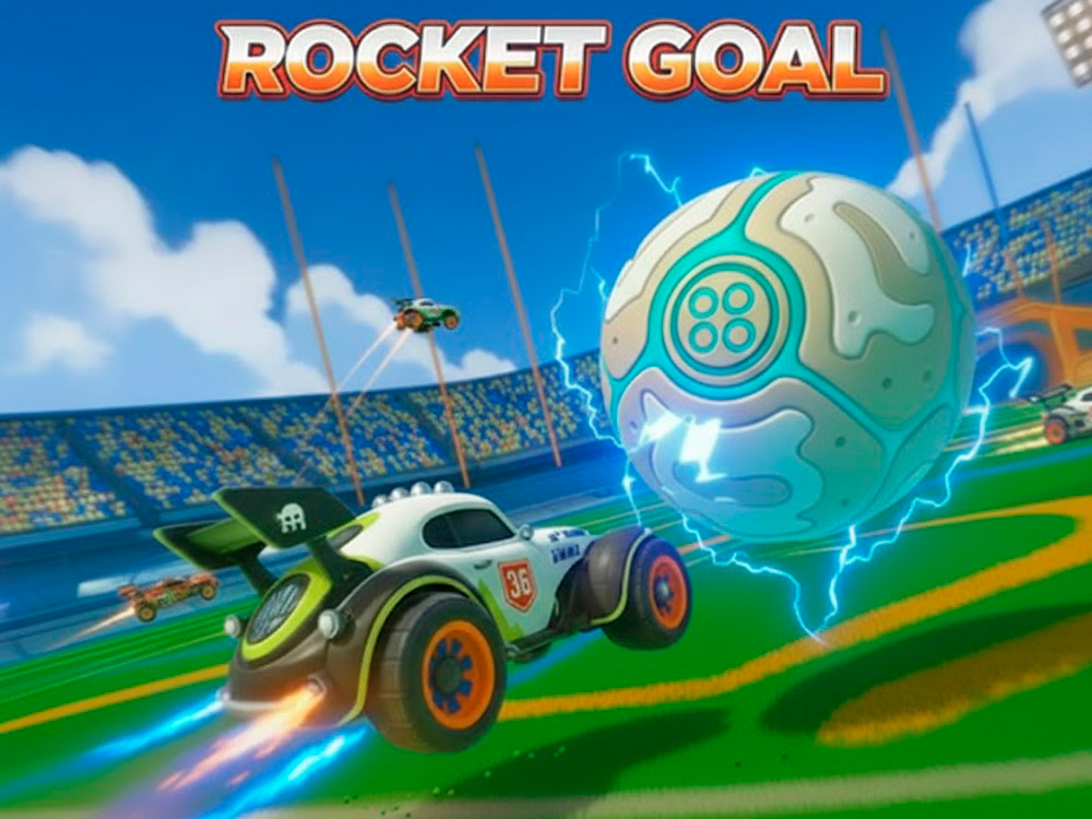Rocket Goal 🕹️ Gioca online su SGameS
