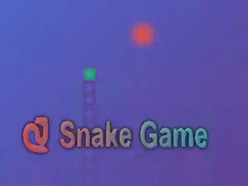 Snake game 🕹️ Gioca online su SGameS