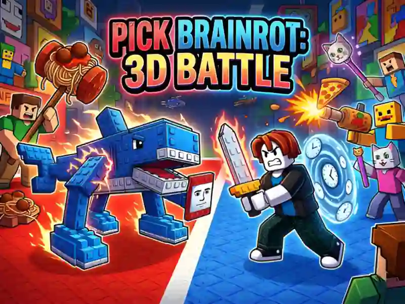 Pick Brainrot: 3D Battle 🕹️ Gioca online su SGameS